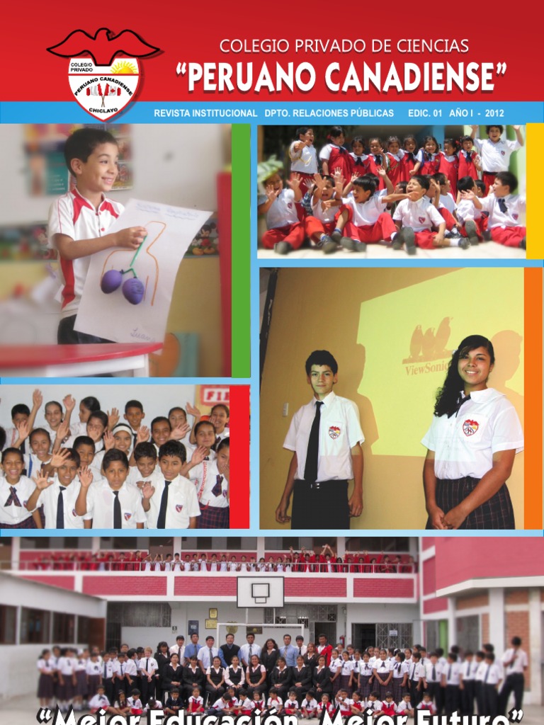 Revista Institucional Colegio Privado "Peruano Canadiense" | PDF