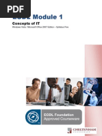 Module 1 - Basic Concepts of Information Technology (IT) | PDF ...