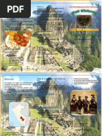 Cuzco Triptico | PDF | Imperio Inca | Perú