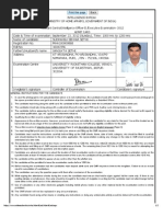 Admit Card IB PDF | PDF | Identity Document | Government Information