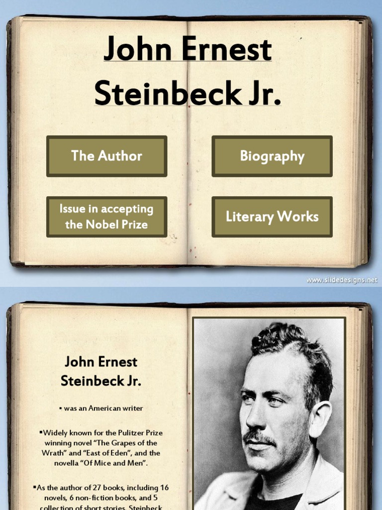 John Steinbeck: Life and Legacy | PDF | John Steinbeck | Books