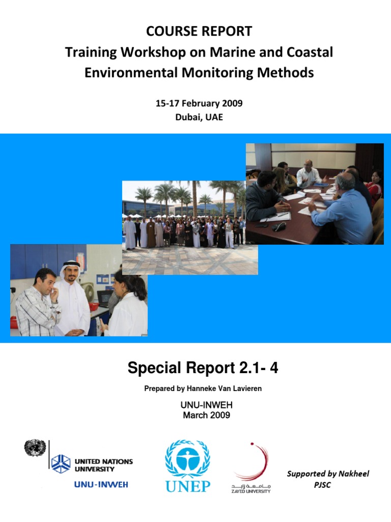 Marine Environmental Monitoring Methods Workshop Report | PDF ...