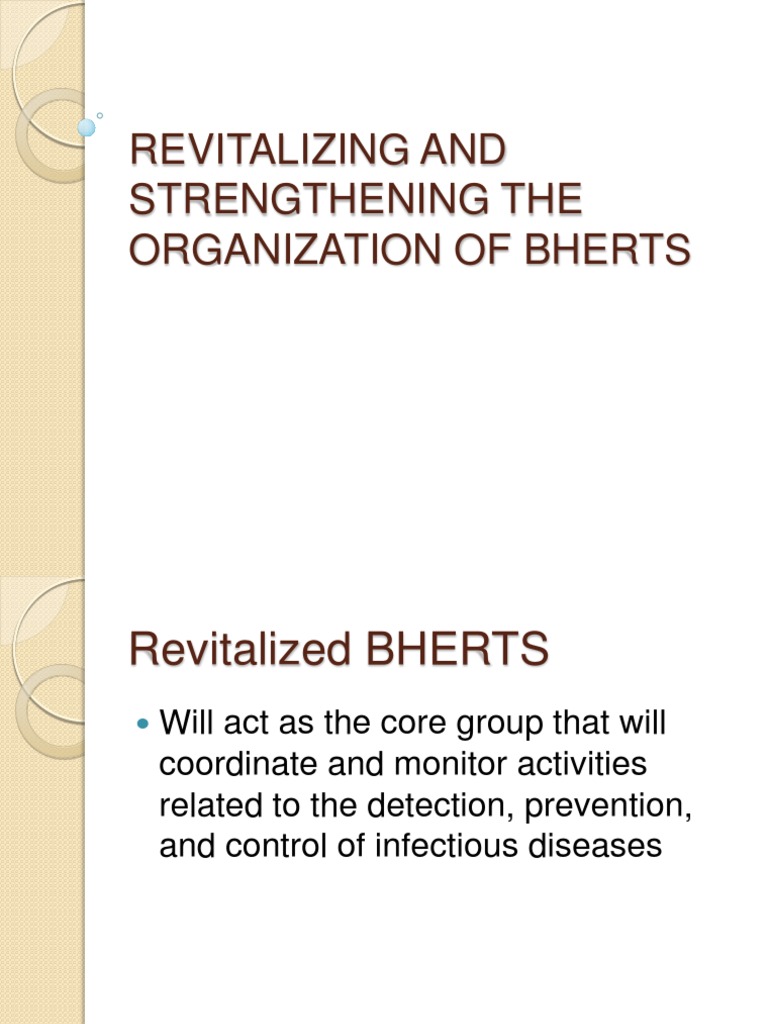 BHERTS Revitalizing | PDF | Health Professional | Health Care