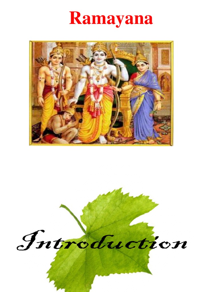 The Epic Tale of Dharma, Love and Courage: A Summary of the Ramayana ...