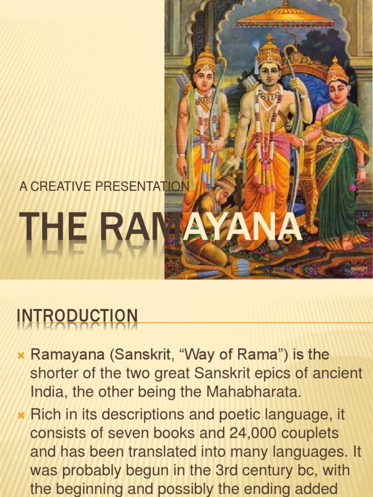 Ramayana | PDF | Rama | Ramayana