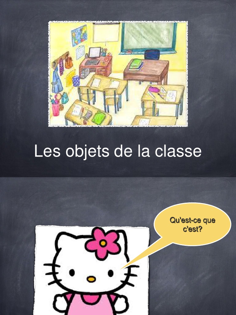 Les Objets de La Classe | PDF