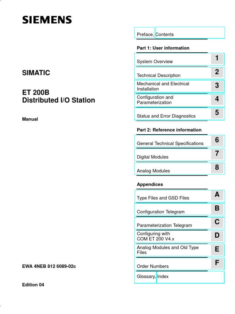 ET200B e | PDF | Thermocouple | Parameter (Computer Programming)