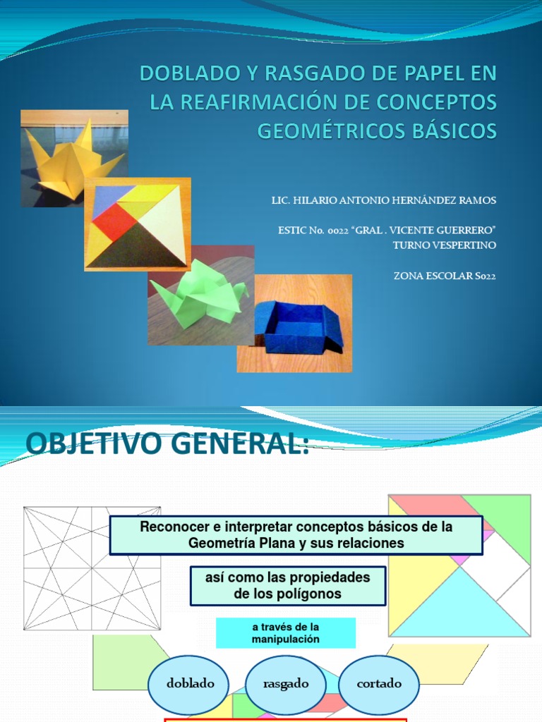 Doblado y Rasgado de Papel en | PDF | Triángulo | Rectángulo