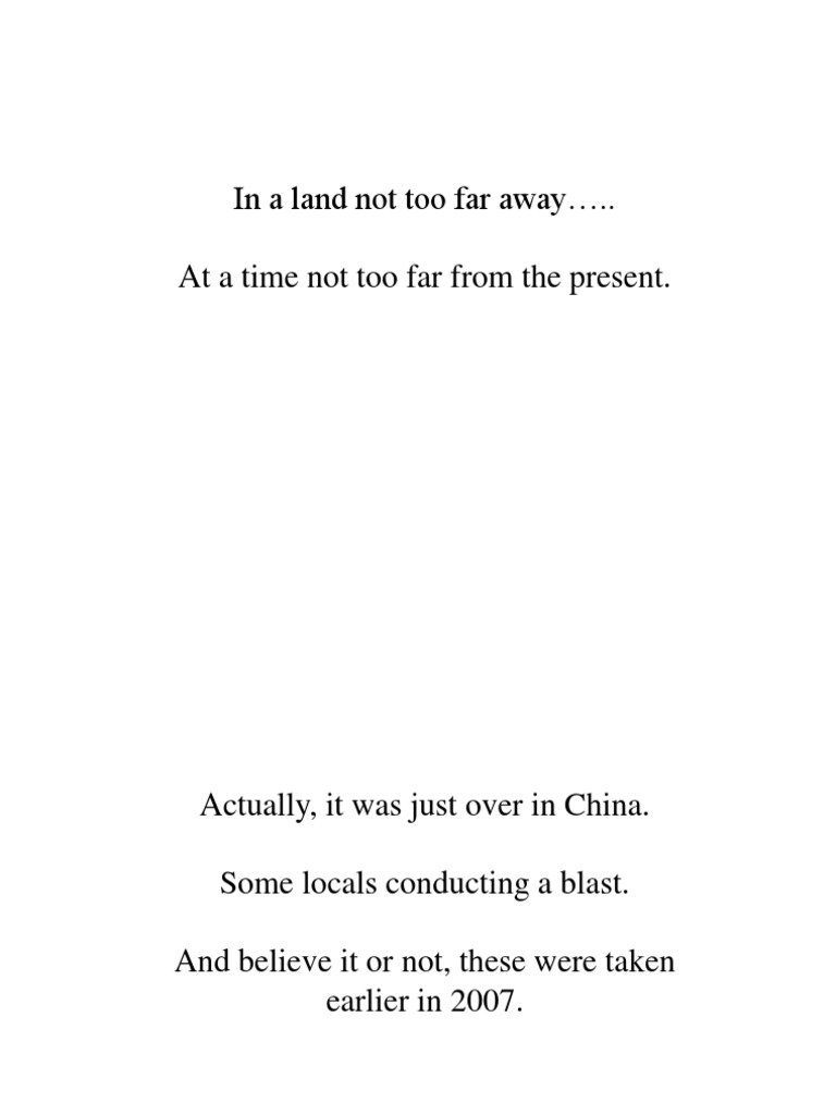 In A Land Not Too Far Away .. at A Time Not Too Far From The Present | PDF