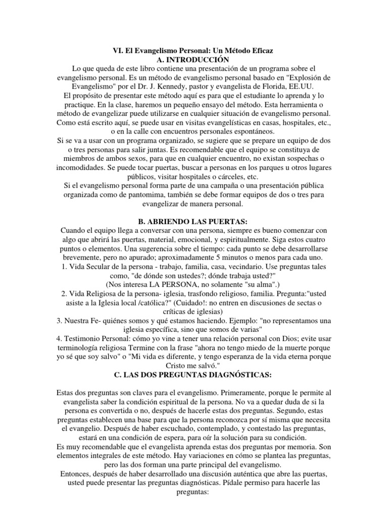 Pasos para Evangelizar Efectivamente | PDF | Evangelios | Cristo (título)