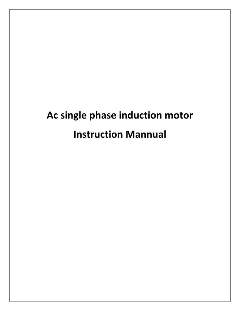 Ac Induction Motor | PDF | Electromagnetic Induction | Electrodynamics