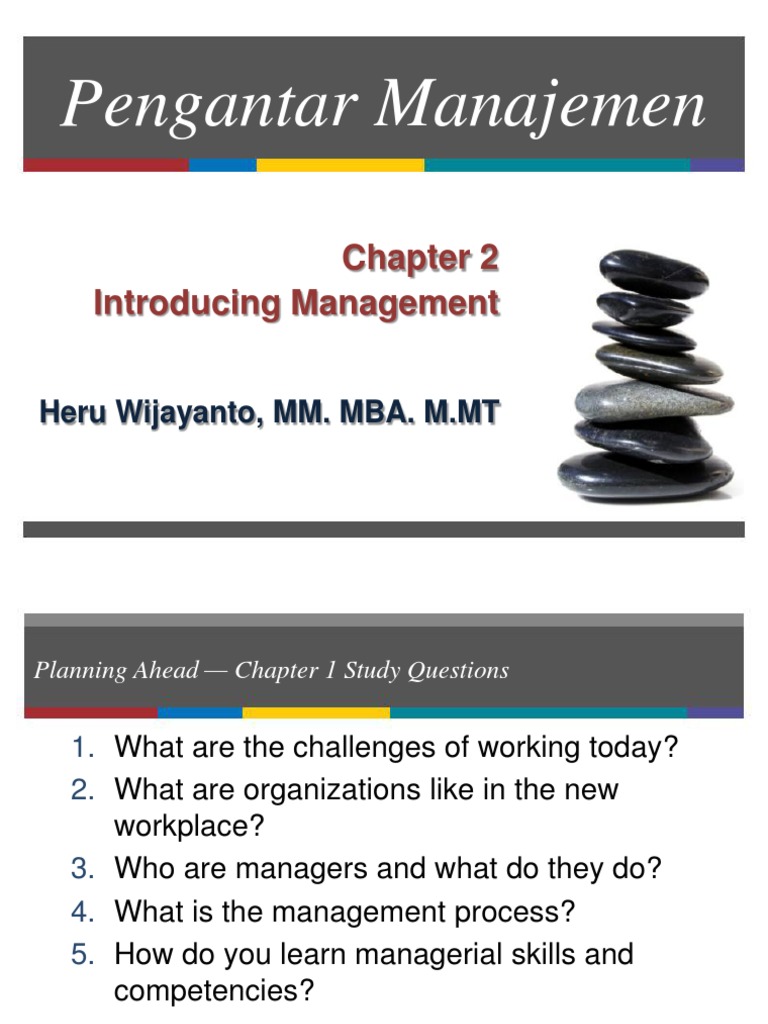 Chapter 2 - Introduction To Management | PDF | Competence (Human ...
