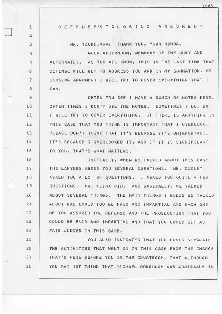 Michaelreeddorrough Defense Closing Arguments | PDF