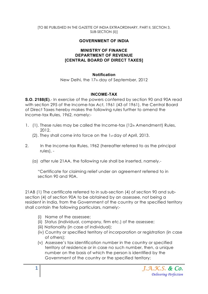 Income Tax Notification | PDF | Public Law | Government Information