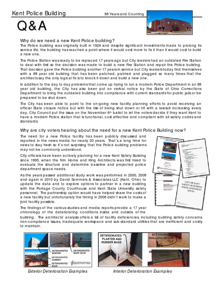 Kent Police Building Q & A | PDF
