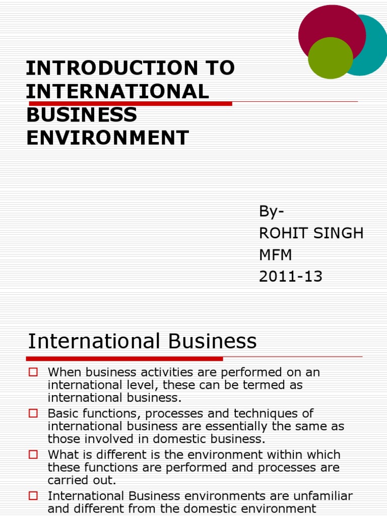 Introduction To Global Marketing | PDF | International Business | Economics