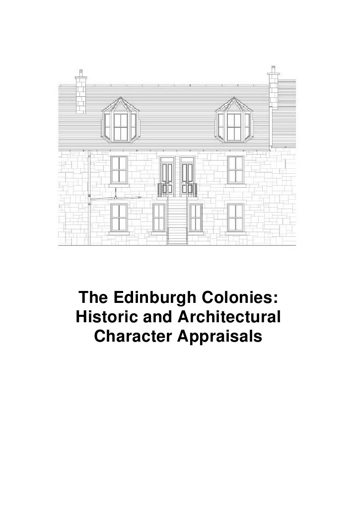 Edinburgh Colonies Character Appraisal | PDF | Apartment | Business