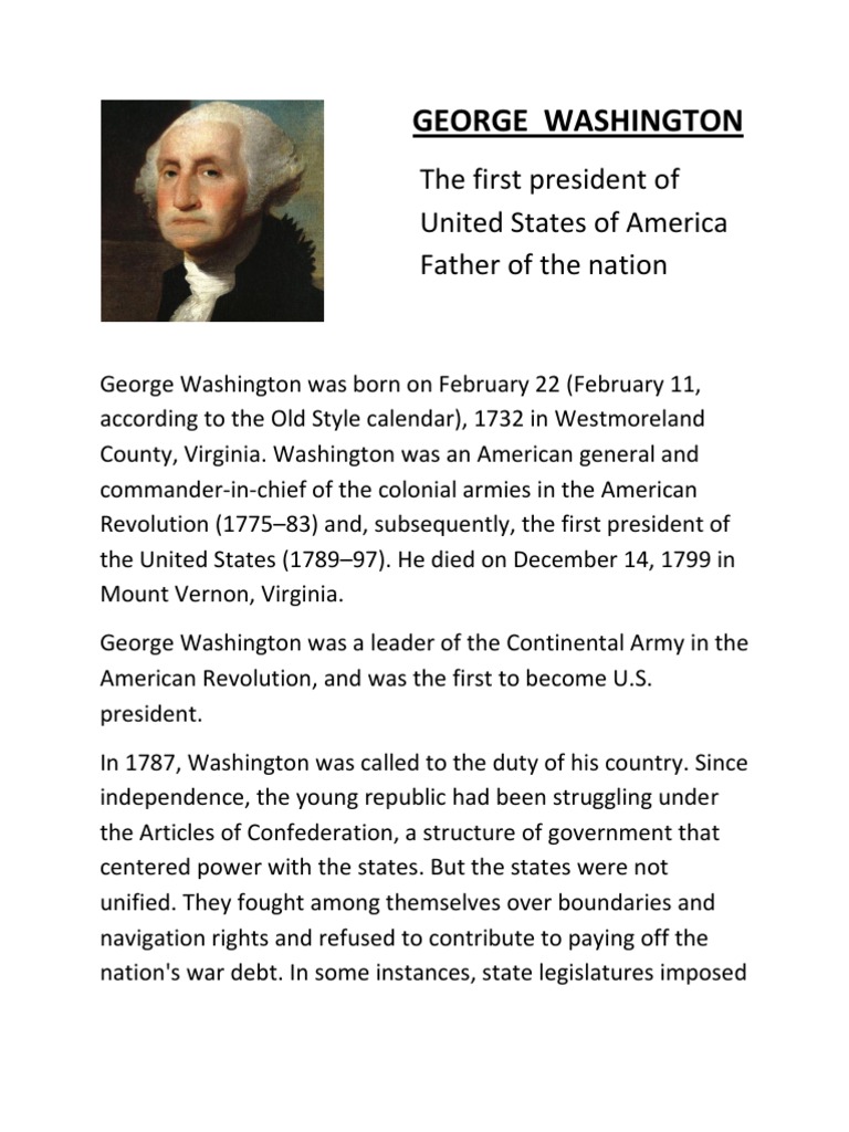 George Washington | PDF | George Washington | American Revolution