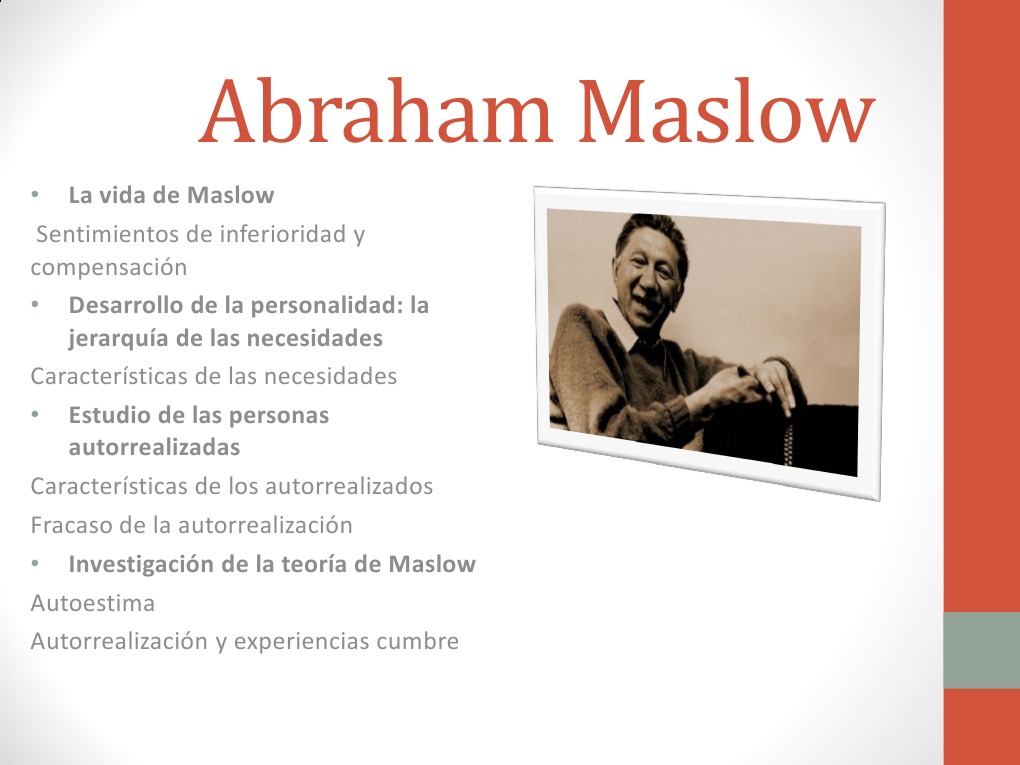 Abraham Maslow | PDF | Psicologia POSITIVA | Conceptos psicologicos