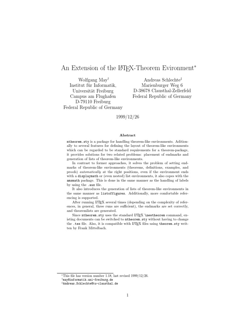 N Theorem | PDF | Parameter (Computer Programming) | Theorem