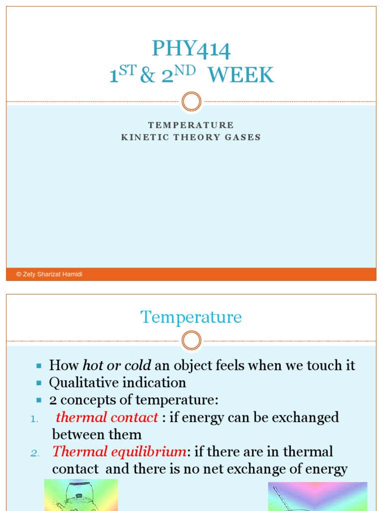 Thermodynamic Chapter 1 | PDF | Gases | Heat