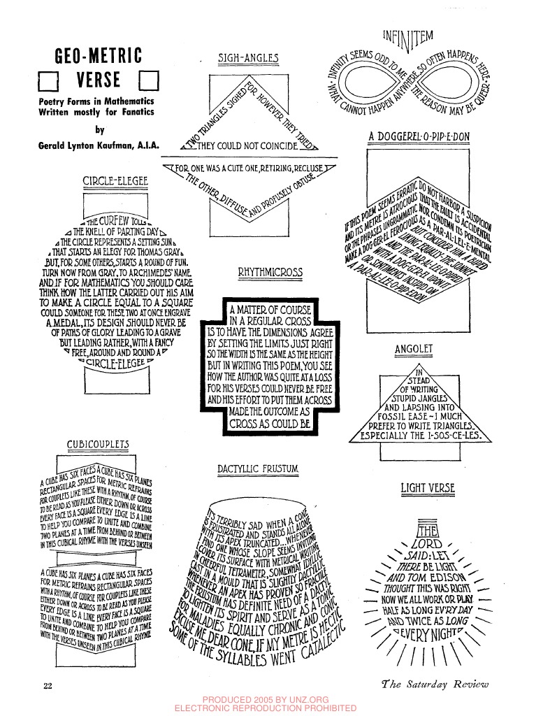 Geo-Metric Verse | PDF