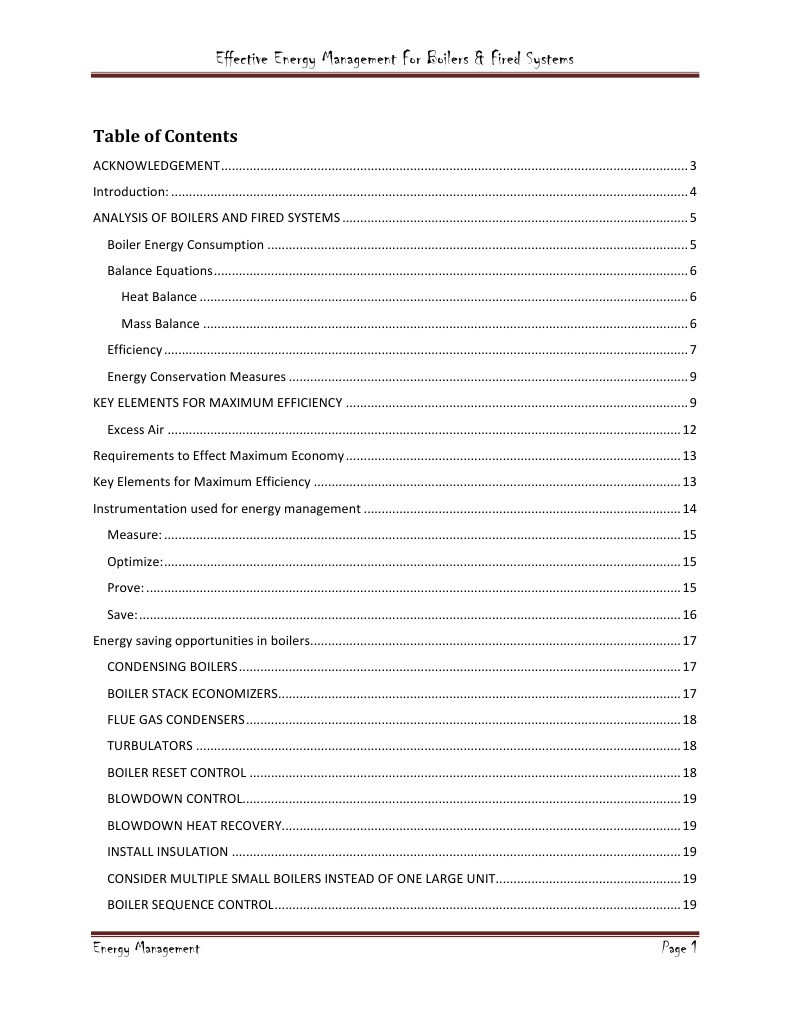 Effective Energy Management For Boilers and Fired Systems | PDF ...
