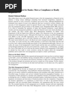 BNM's Enterprise Risk Management Framework | PDF | Internal Audit ...