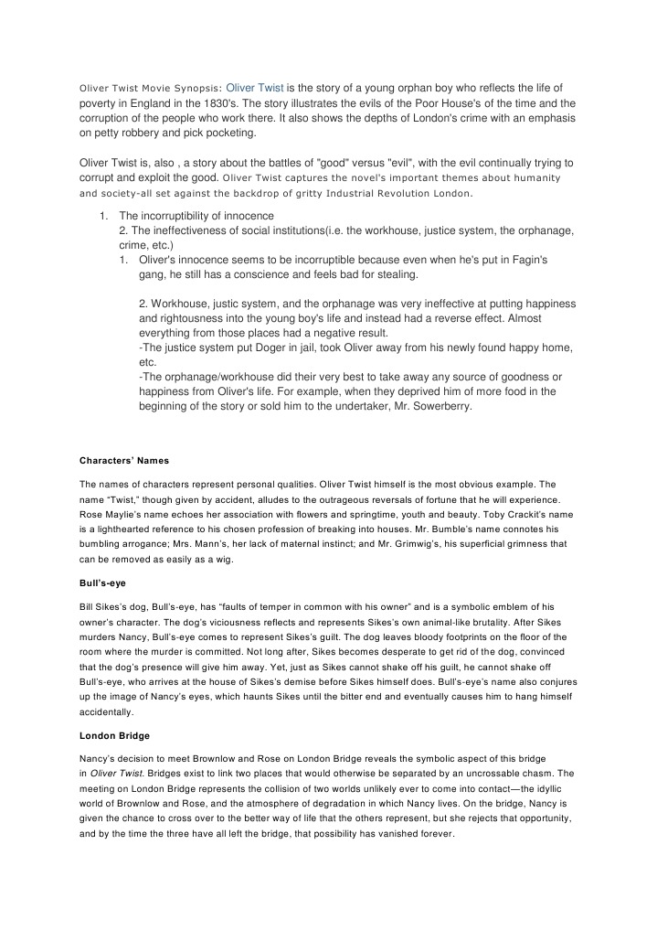Oliver Twist Themes and Symbols | PDF | Oliver Twist | Novels