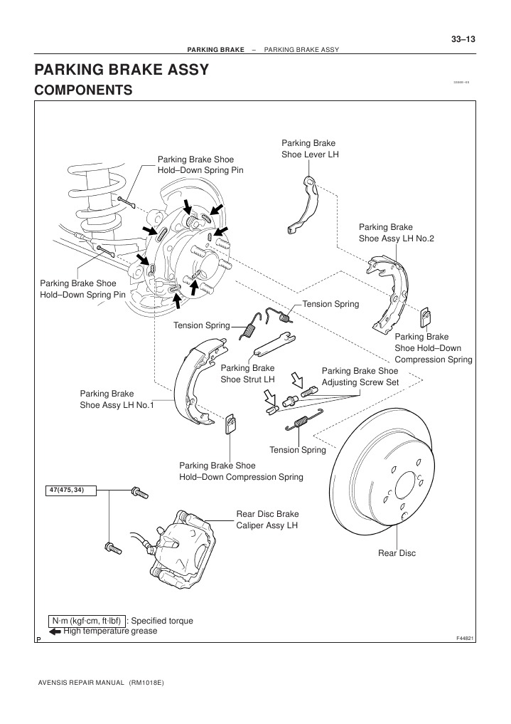 Parking Brake Overhaul Guide | PDF | Brake | Nut (Hardware)