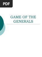 Games of The Generals Rank List WPS Office | PDF