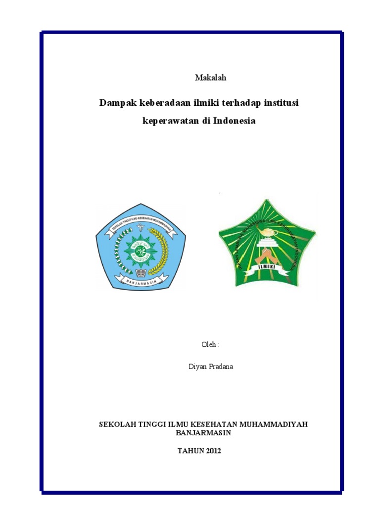Dampak ILMIKI pada Keperawatan Indonesia | PDF