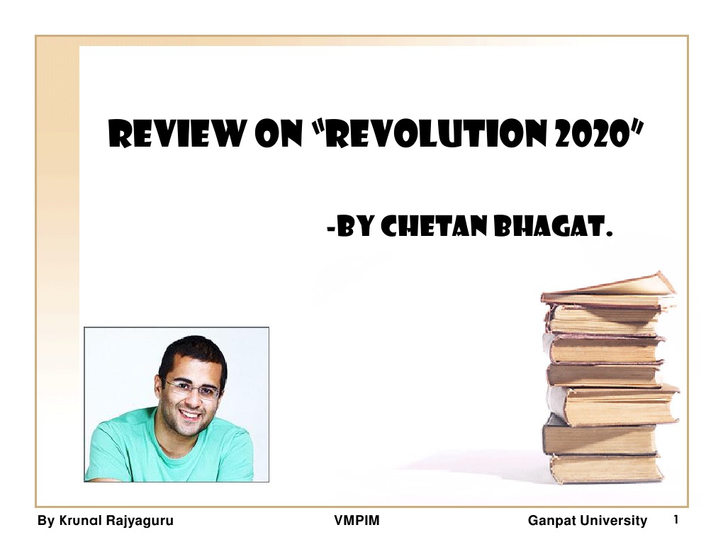 Revolution 2020: A Book Review | PDF | English Language Novels