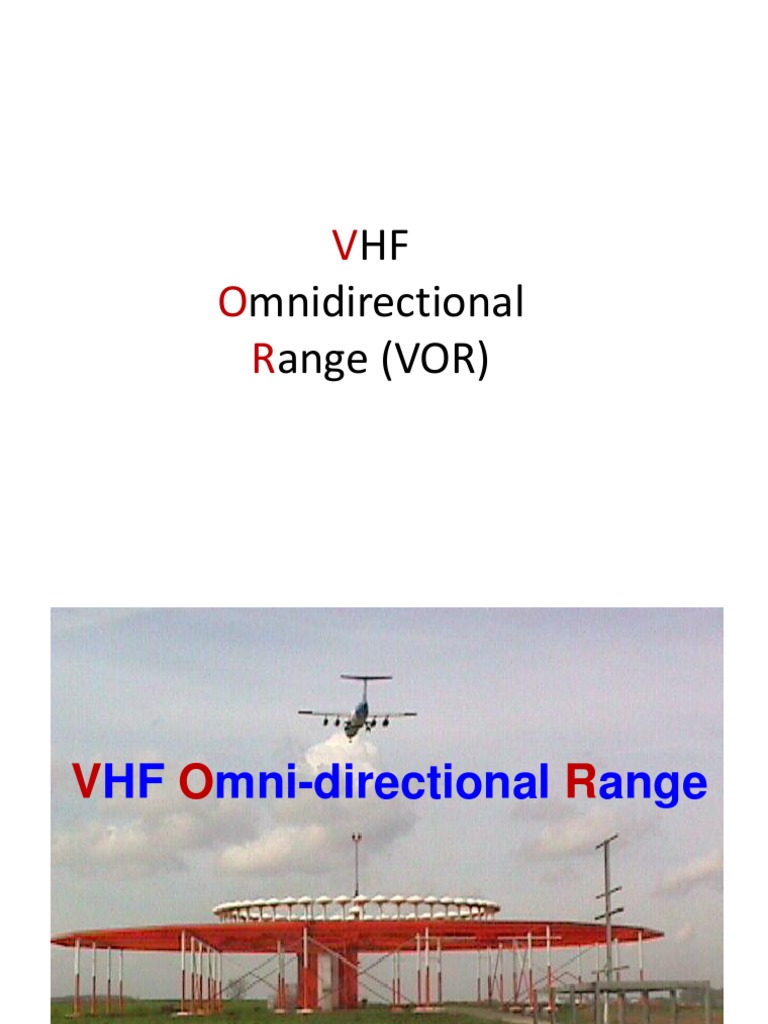 Understanding VHF Omnidirectional Range (VOR) Navigation: A Guide to ...