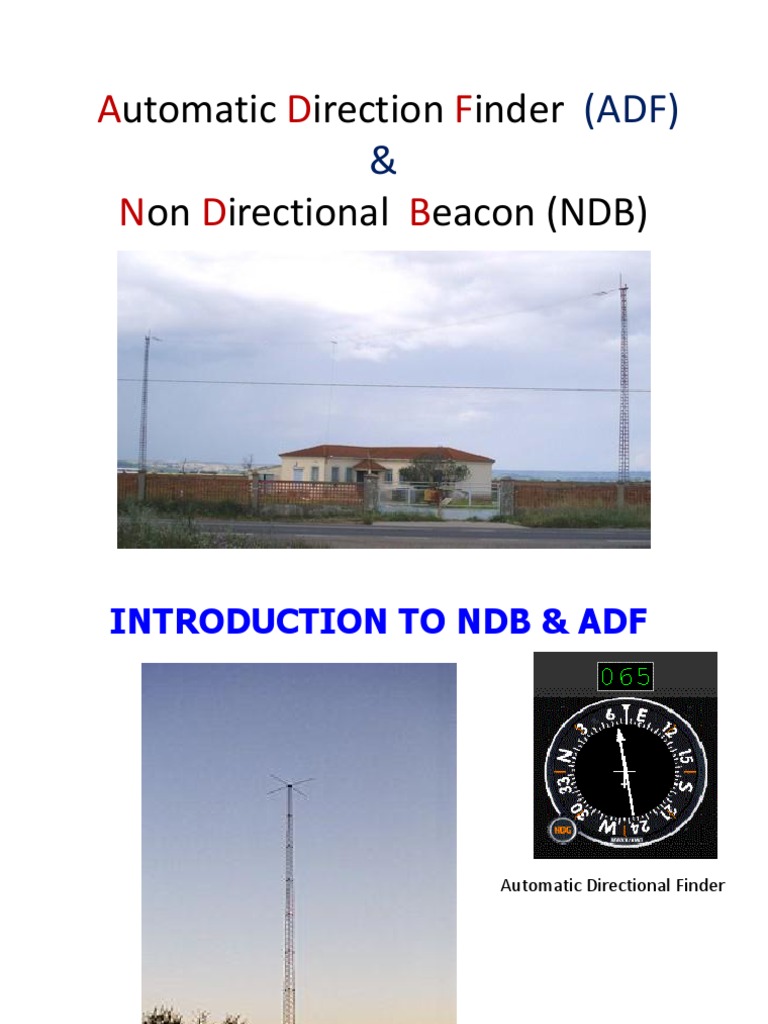 NOn Directional Beacon | Aerospace Engineering | Avionics