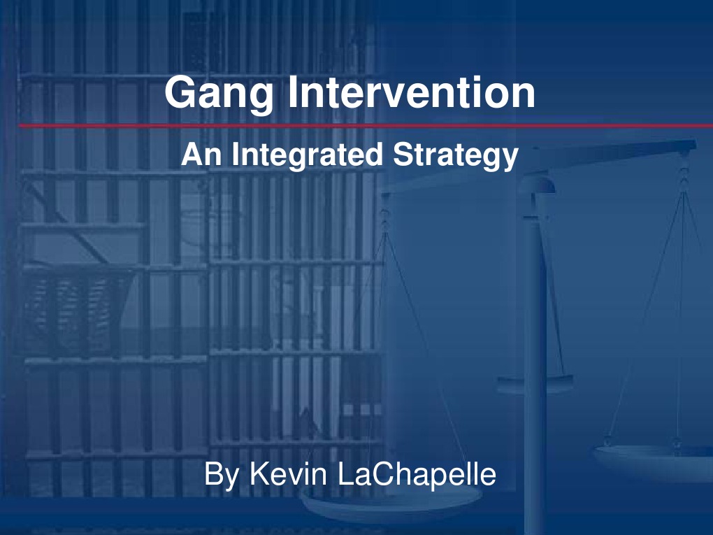 Gangintervention | PDF | Gang | Mentorship