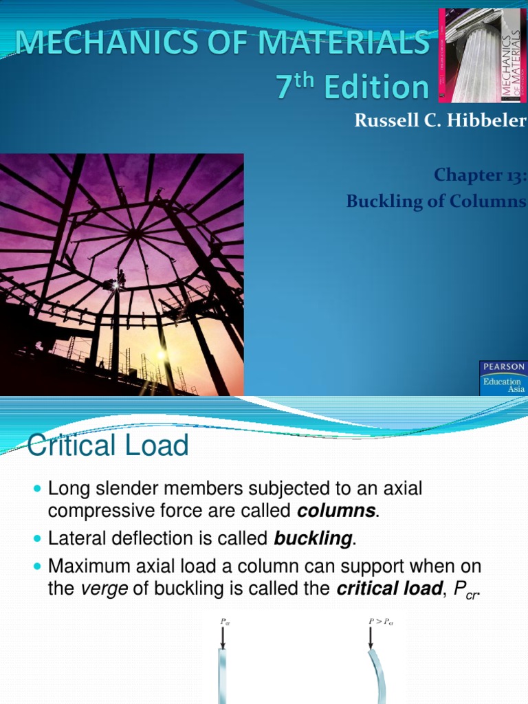 Lecture 07 | PDF | Buckling | Column