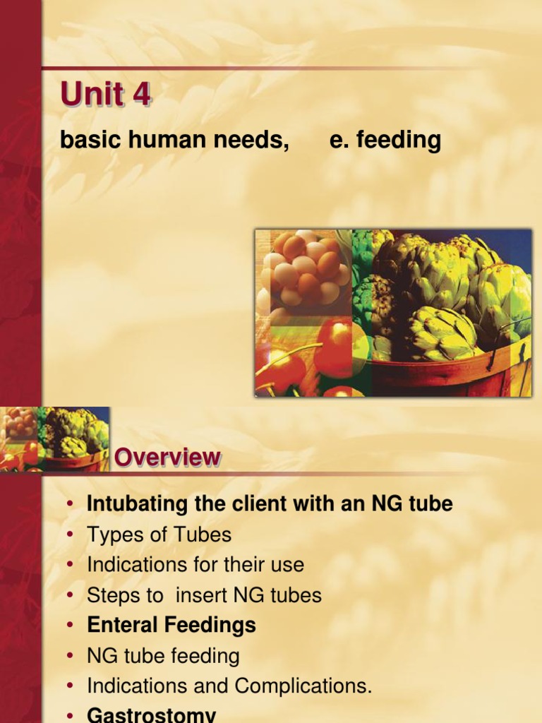 NG Tube Feeding: Techniques & Care | PDF | Gastroenterology | Digestive ...