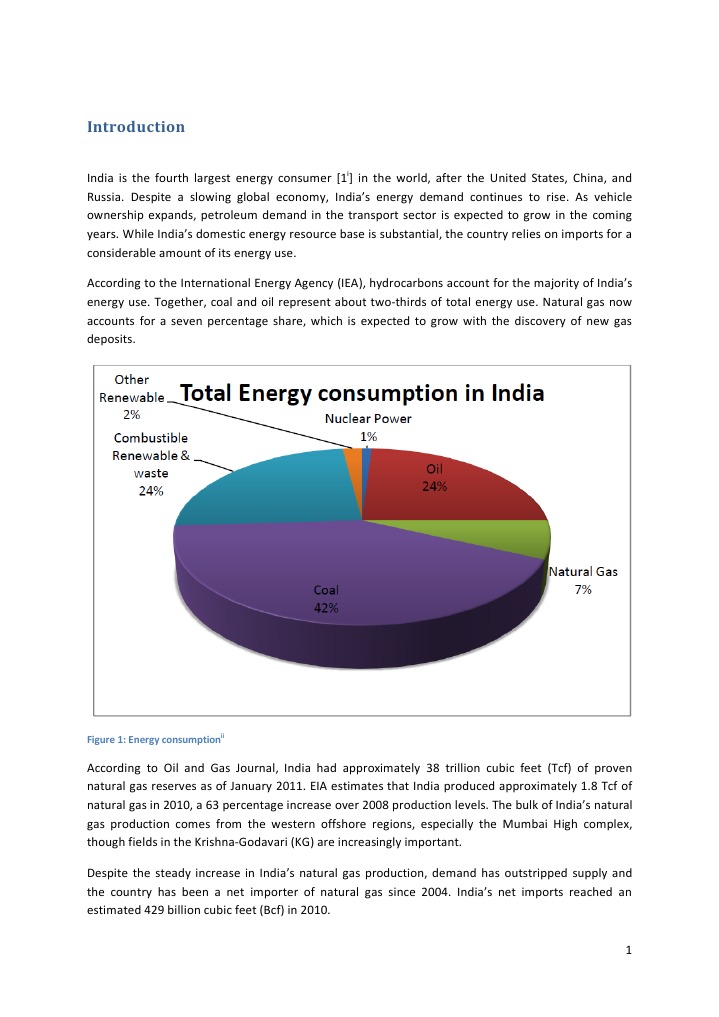 Figure 1: Energy Consumption | PDF | Natural Gas | Biogas