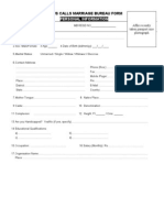 Marriage Declaration Form PDF | PDF