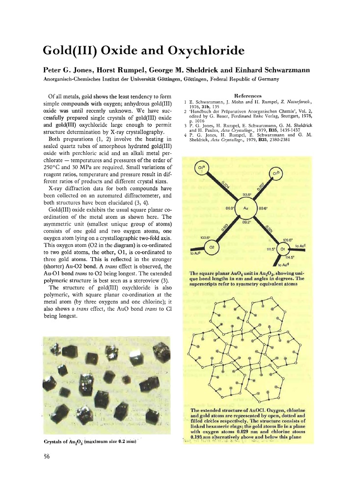 Gold III Oxide and Oxychloride | Oxide | Chemical Compounds | Free 30 ...