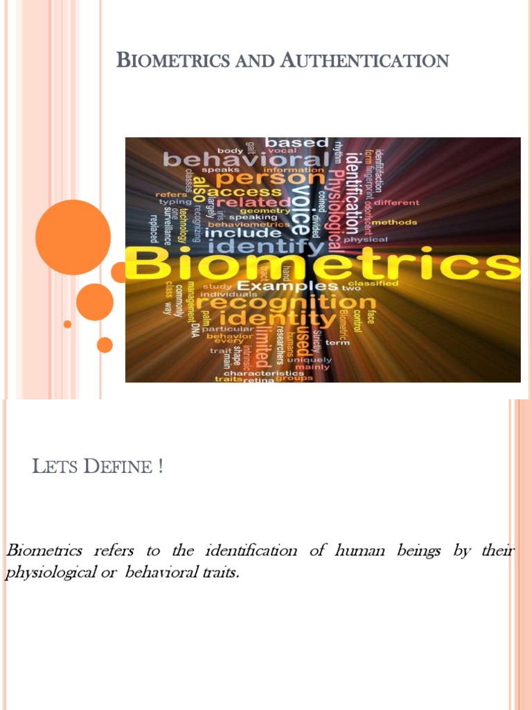 Biometrics Authentication Guide | PDF | Biometrics | Security Technology
