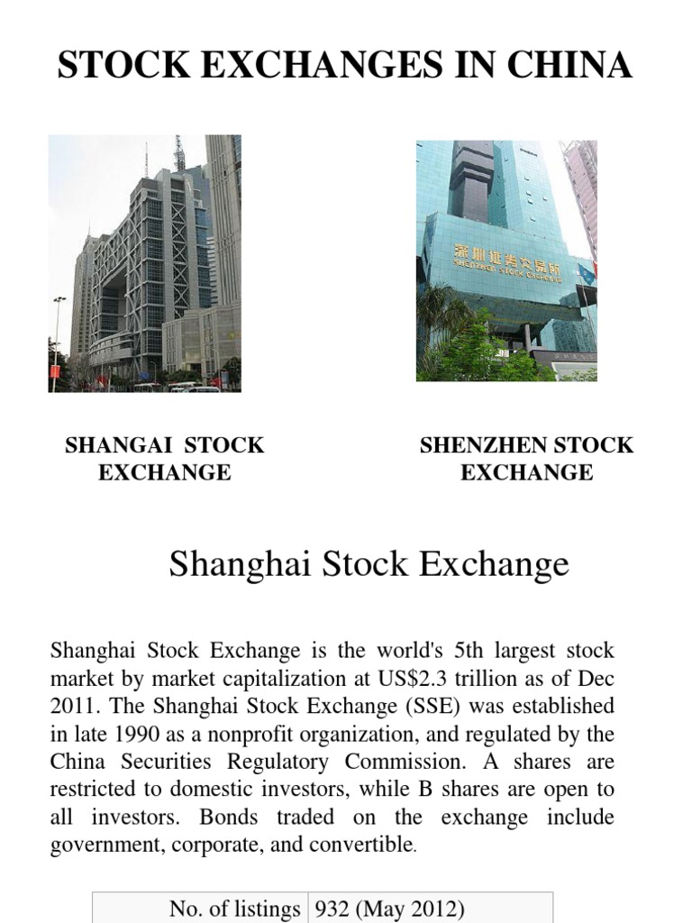 Shanghai Stock Exchange Overview 2011 | PDF