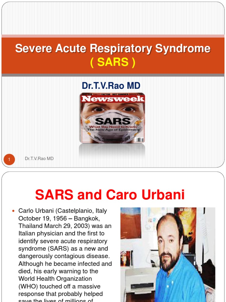 Severe Acute Respiratory Syndrome: (Sars) | PDF | Public Health | Virology