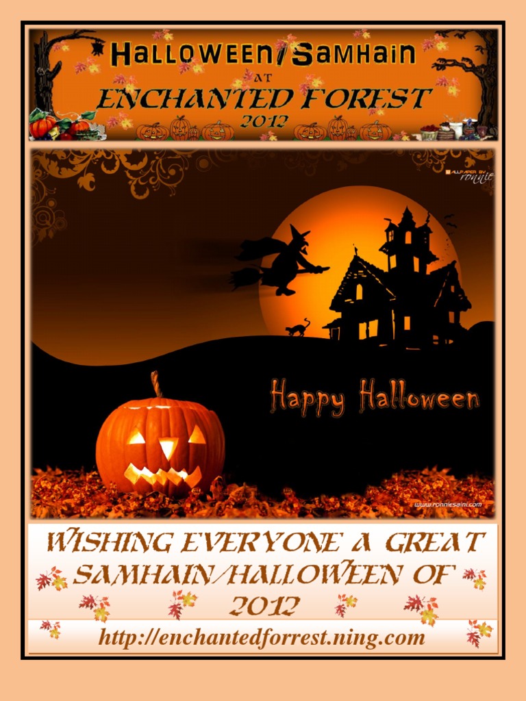 Samhain Halloween 2012 Enchanted Forest Magazine | PDF | Halloween ...