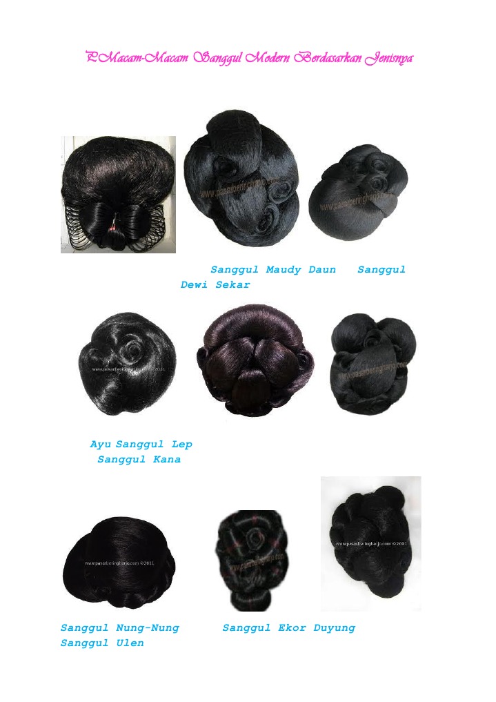 Macam Sanggul | PDF