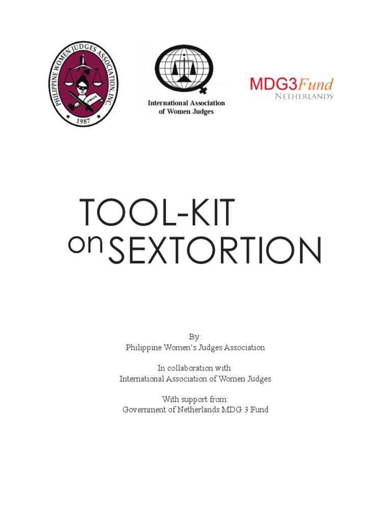 Sextortion Toolkit for the Philippines | PDF | Victimology | Prosecutor
