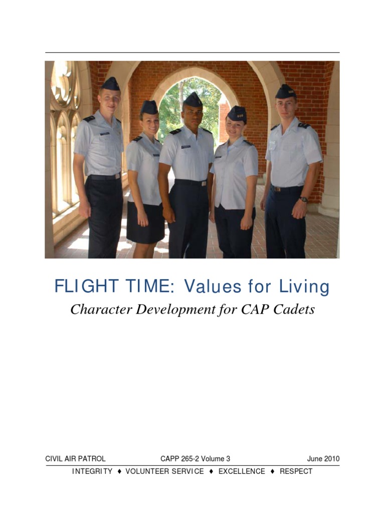 Cadet Character Development Guide | PDF | Civil Air Patrol | Etiquette