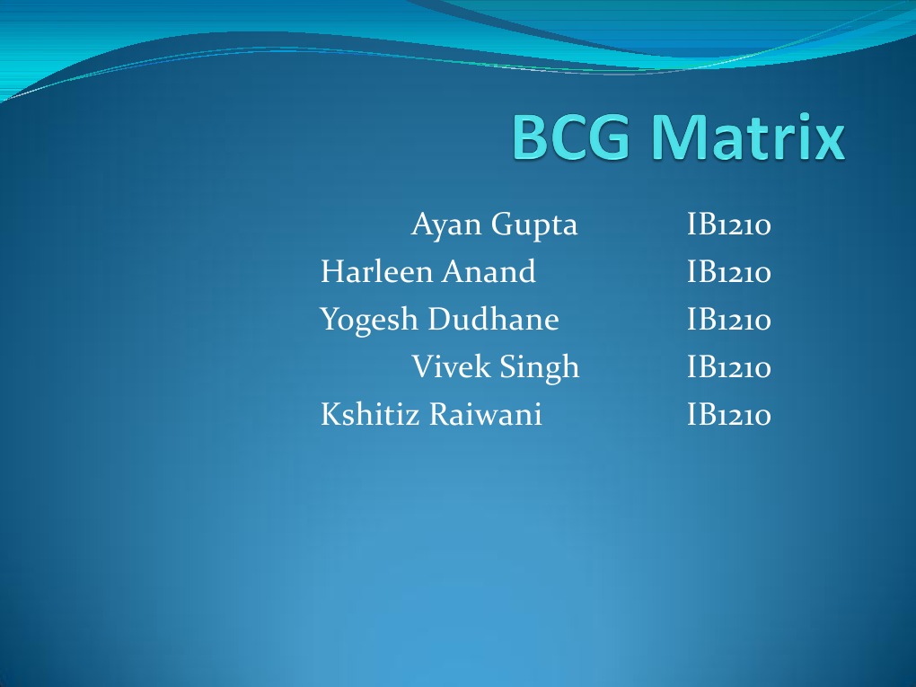 Boston Consulting Group Matrix. | PDF | Economies | Economics