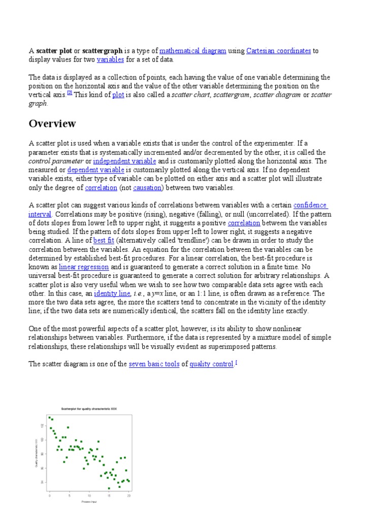A Scatter Plot | Download Free PDF | Scatter Plot | Data Analysis